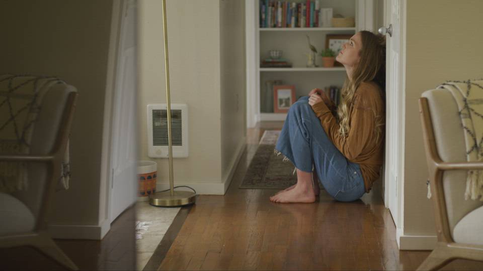 Emotional Woman at Home | Stock Video Footage | Filmpac.com